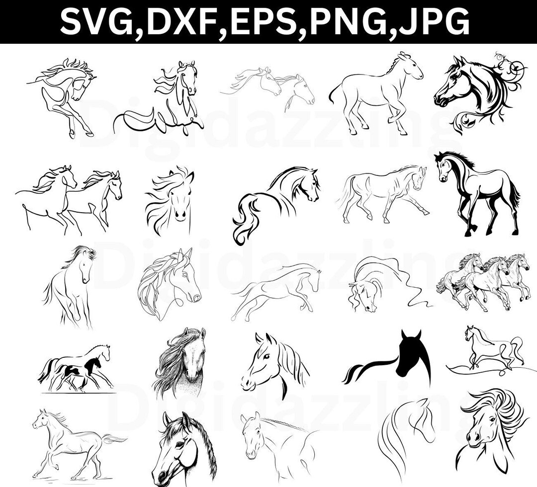 Horses SVG, Horse Svg, Farm Animals Svg, Farm Life Svg, Horse ...