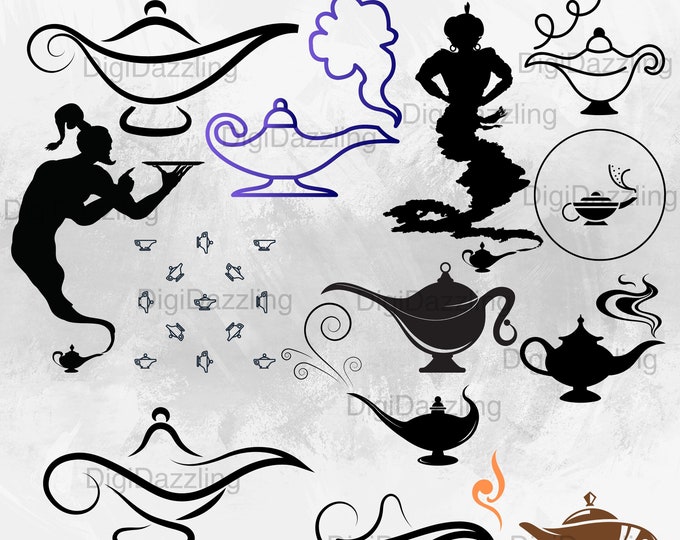 Oil Lamp Svg. Lamp Svg. Genie Lamp Svg. Aladdin Lamp Svg. Aladdin Lamp ...