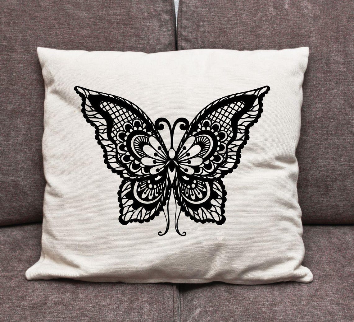 Butterfly Svg, Butterfly Mandala Svg, Butterfly Clipart, Mandala Svg ...