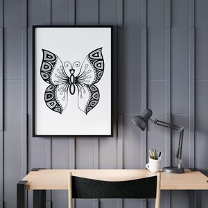 Butterfly Svg, Butterfly Mandala Svg, Butterfly Clipart, Mandala Svg ...