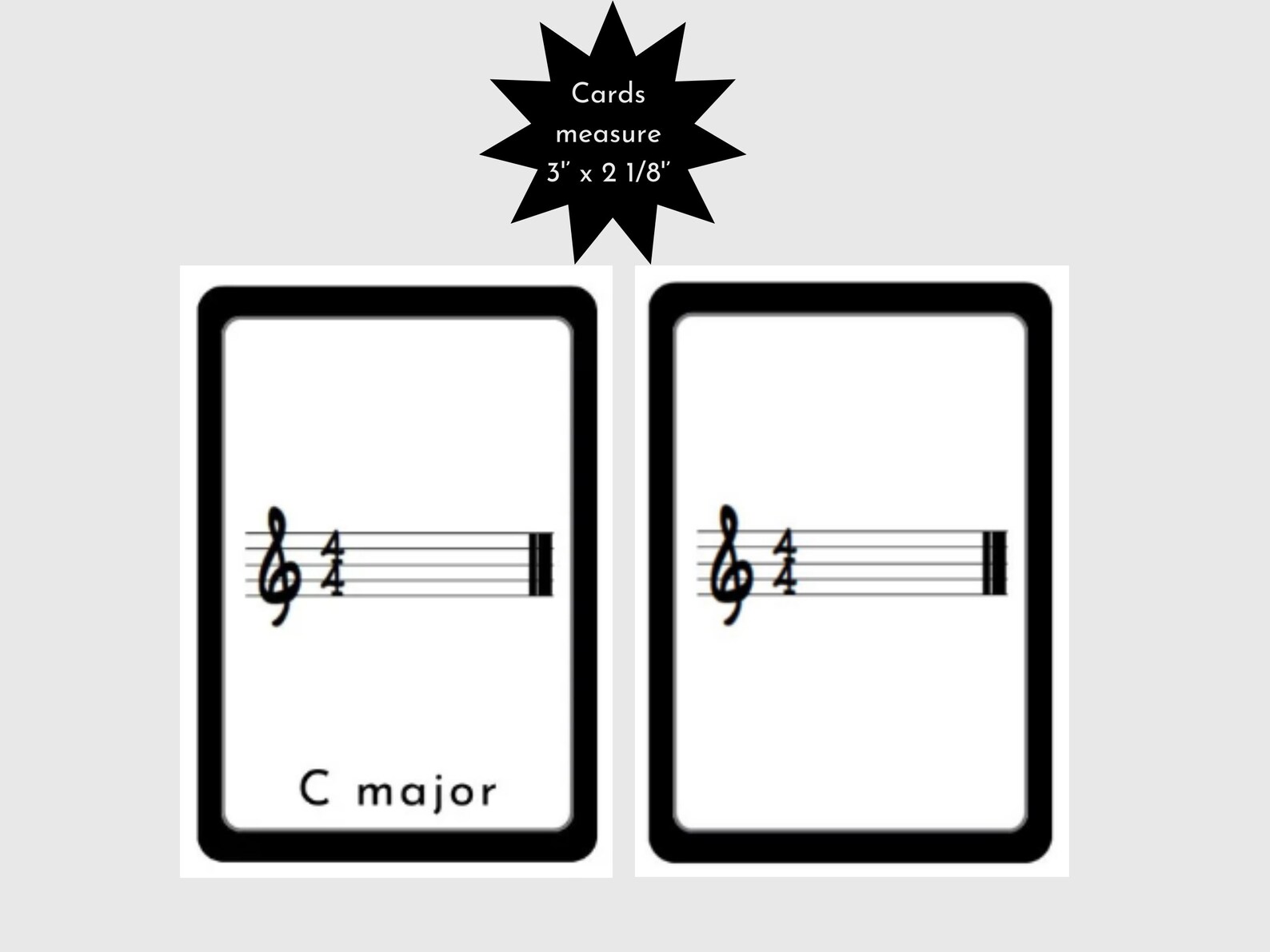 Printable Treble Clef Key Signature Flashcards | Music Theory ...
