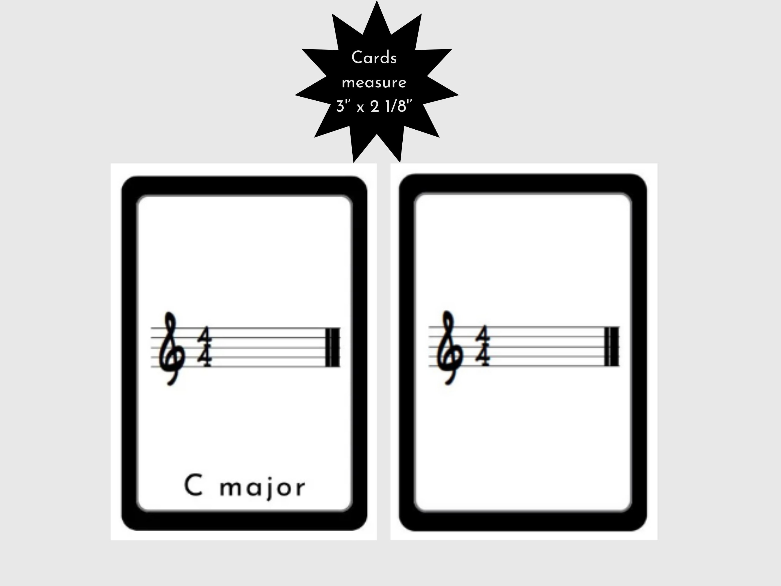 Printable Treble Clef Key Signature Flashcards | Music Theory ...