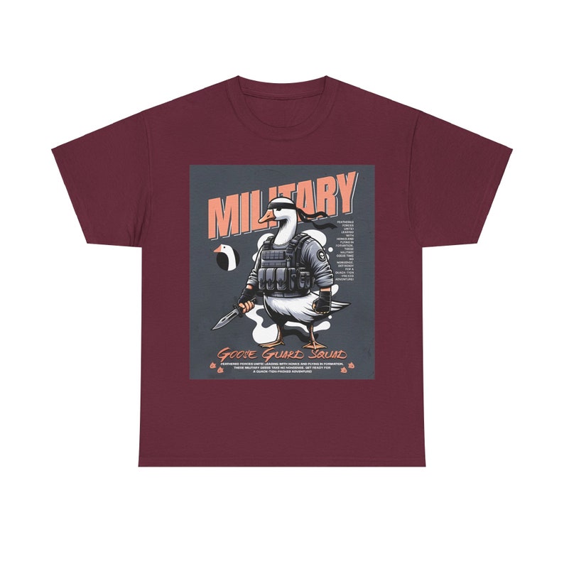 Military Goose Guard Squad: Honk in Style T-shirt - Etsy