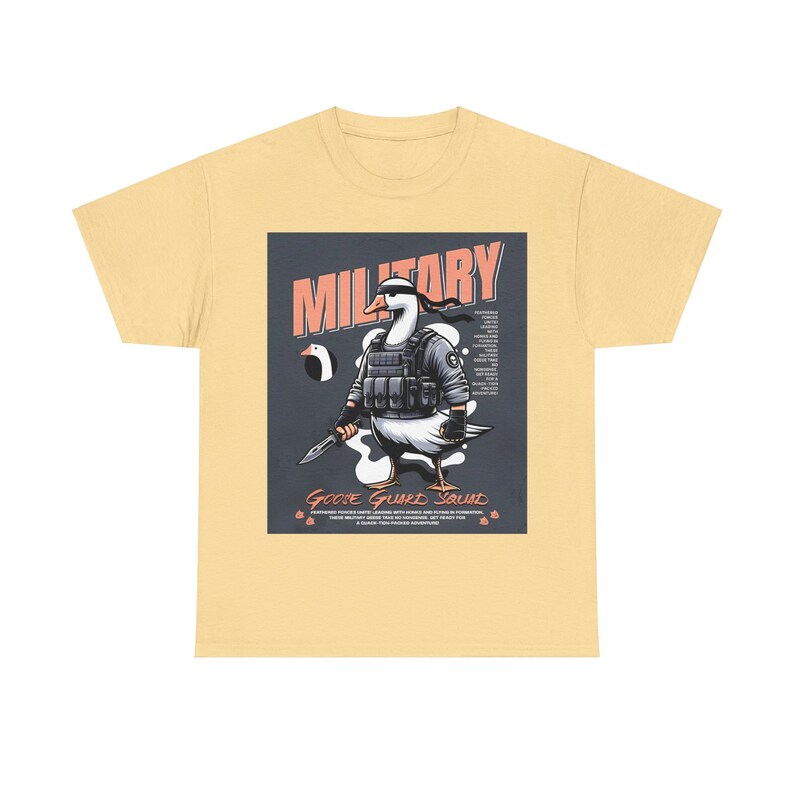 Military Goose Guard Squad: Honk in Style T-shirt - Etsy