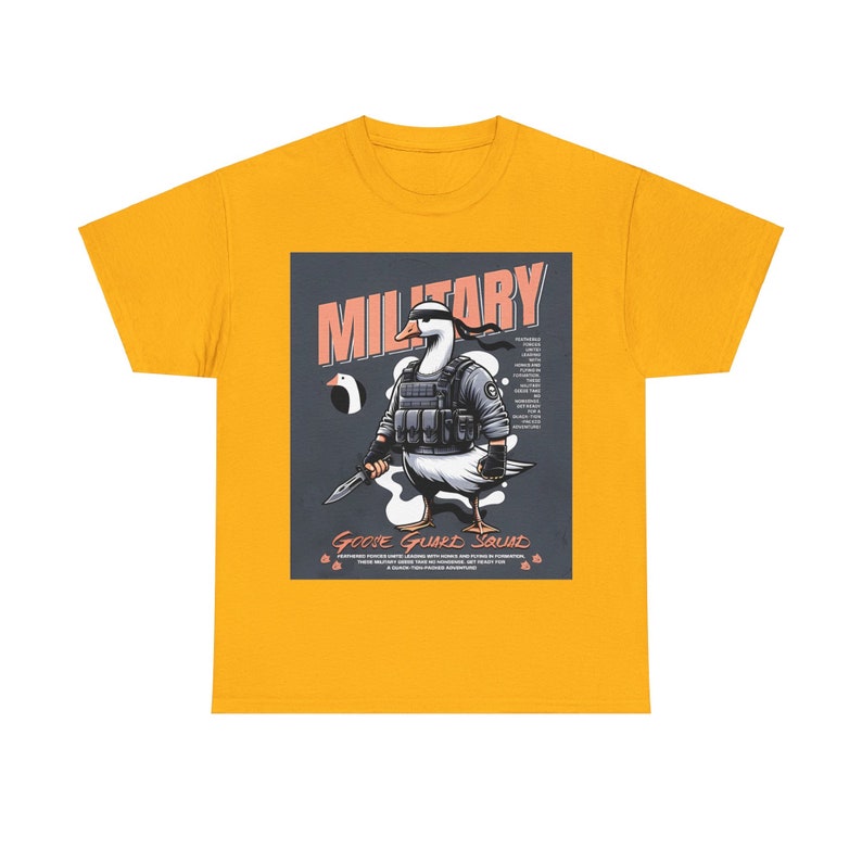 Military Goose Guard Squad: Honk in Style T-shirt - Etsy