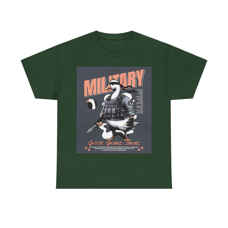 Military Goose Guard Squad: Honk in Style T-shirt - Etsy