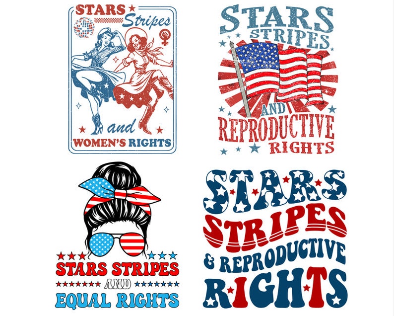 Stars Stripes and Women's Rights Png, Stars Stripes Reproductive Rights ...