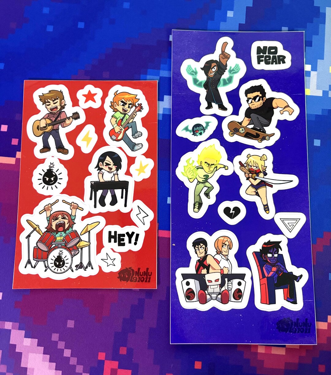 Scott Pilgrim Takes off Sticker Sheets - Etsy