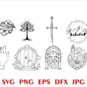 Wizard Bundle SVG PNG Eps Dxf Jpeg - Etsy