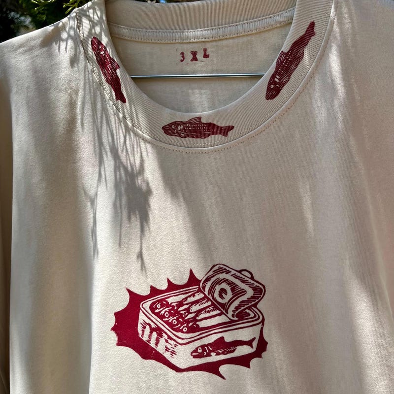 Sardine Print Clothing - Etsy