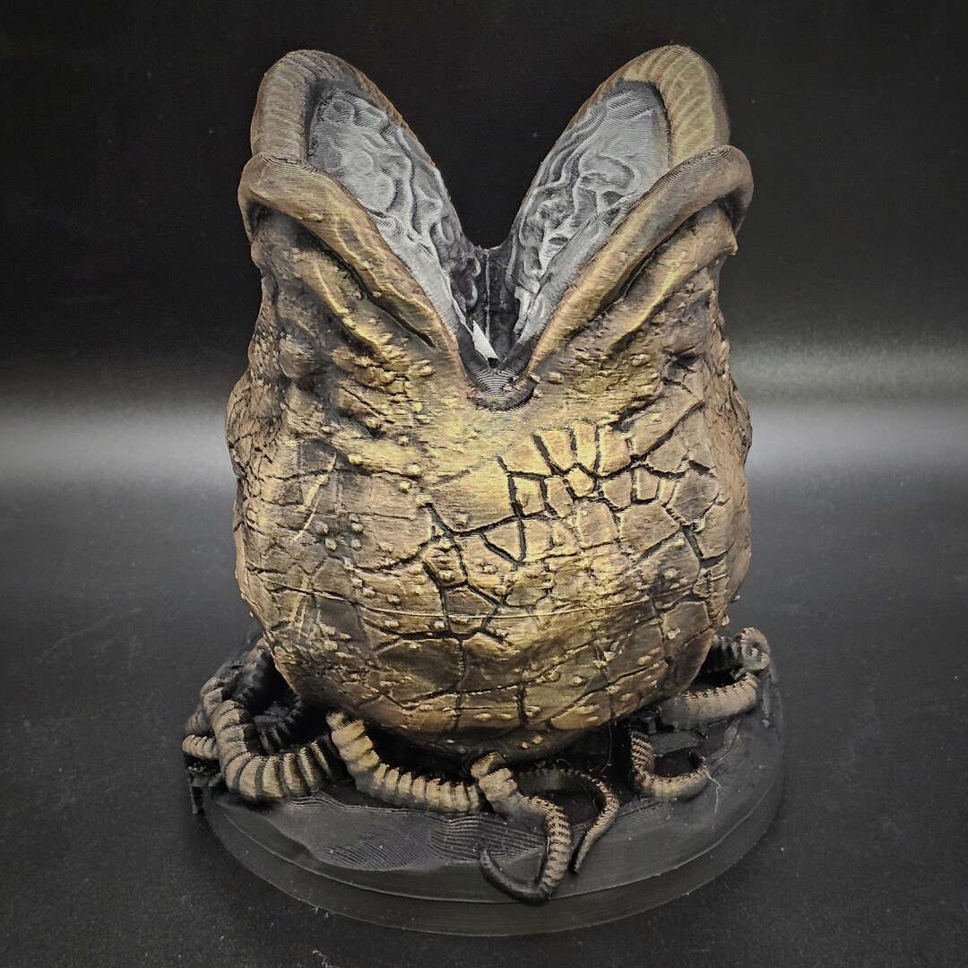 Xenomorph Alien Facehugger Egg - Open Style 3d Print - Etsy