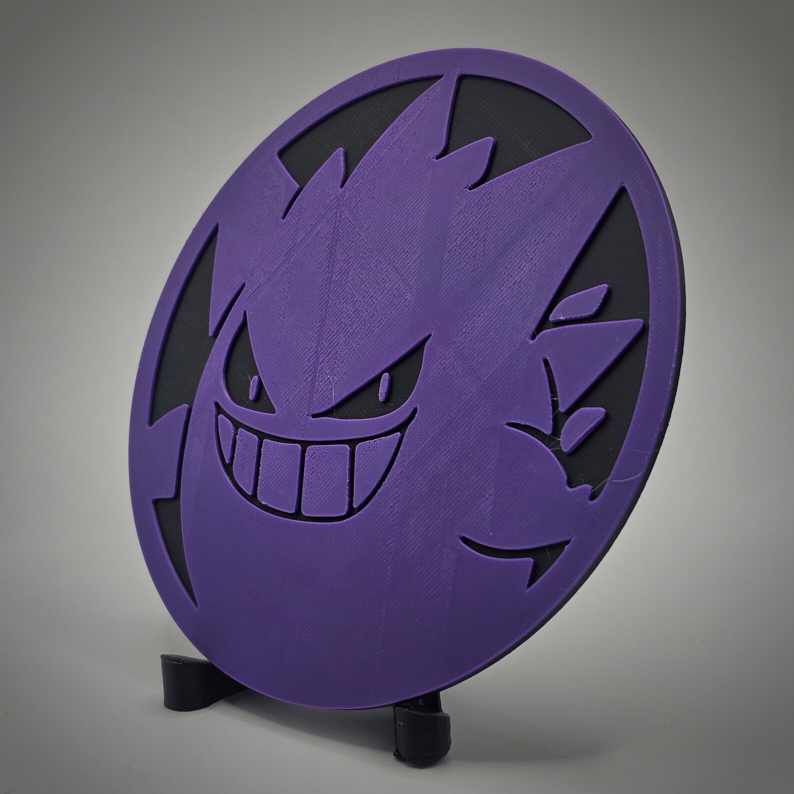 Gengar 3d Printed Jumbo Coin With Stand - Etsy