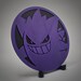 Gengar 3d Printed Jumbo Coin With Stand - Etsy