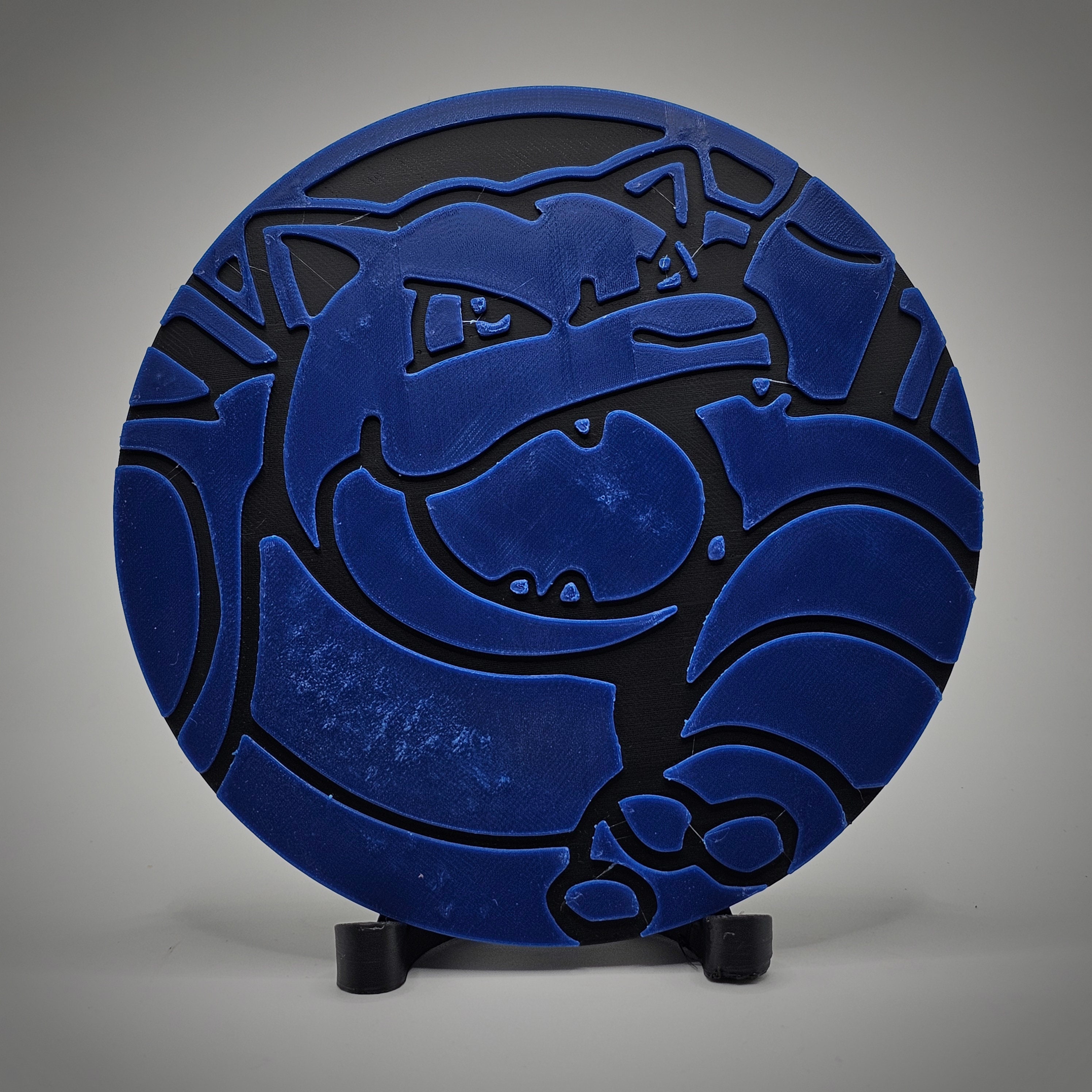 Blastoise 3d Printed Jumbo Coin With Stand - Etsy