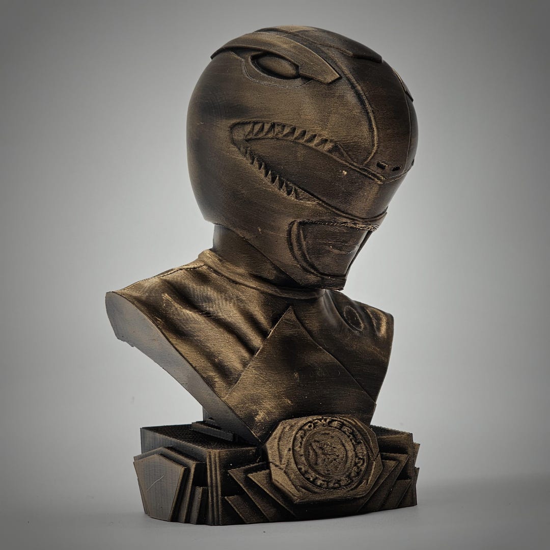 Red Power Ranger Statue Bust - Etsy