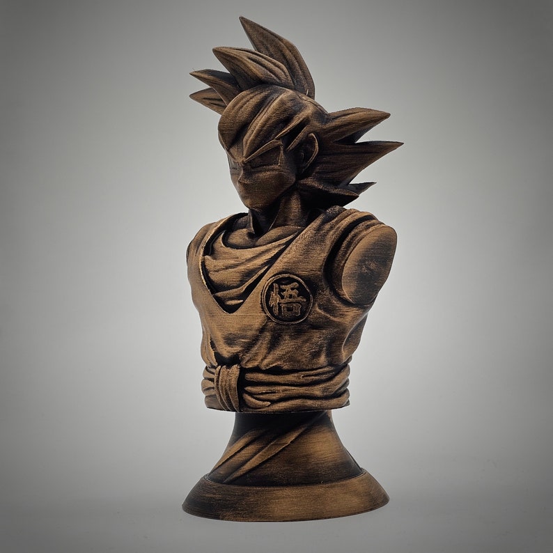 Dragon Ball Z Goku Bust - Etsy