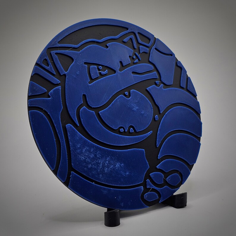 Blastoise 3d Printed Jumbo Coin With Stand - Etsy
