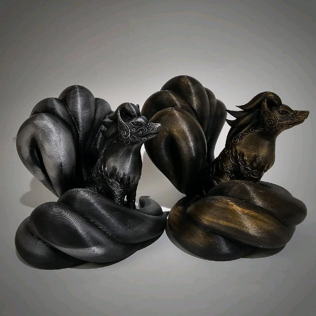 Ninetails 3d Printed Pokemon Statue - Etsy