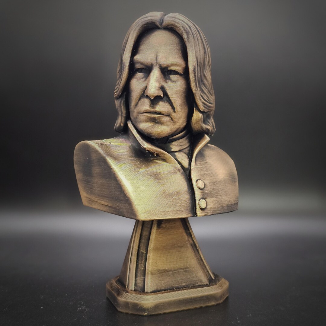 Snape 3d Printed Statue Bust - 6.5 Inches - Hand Painted - Etsy