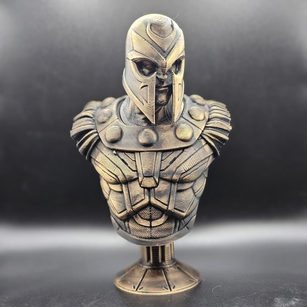 Magneto 3d Printed Bust - Hand Painted - 7 Inch - Etsy