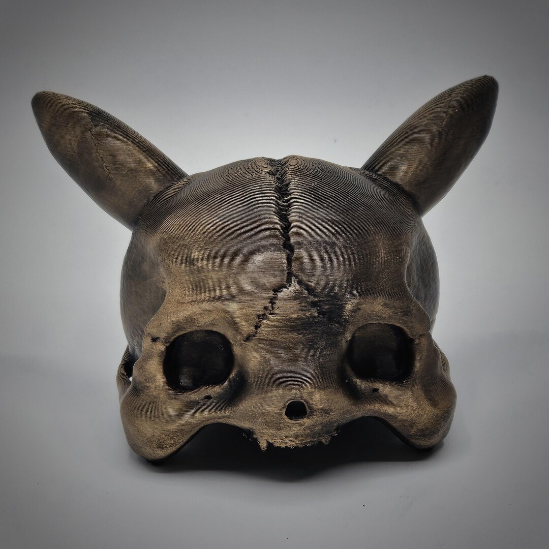 Pikachu Pokemon Skull 3d Print - Etsy