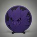 Gengar 3d Printed Jumbo Coin With Stand - Etsy