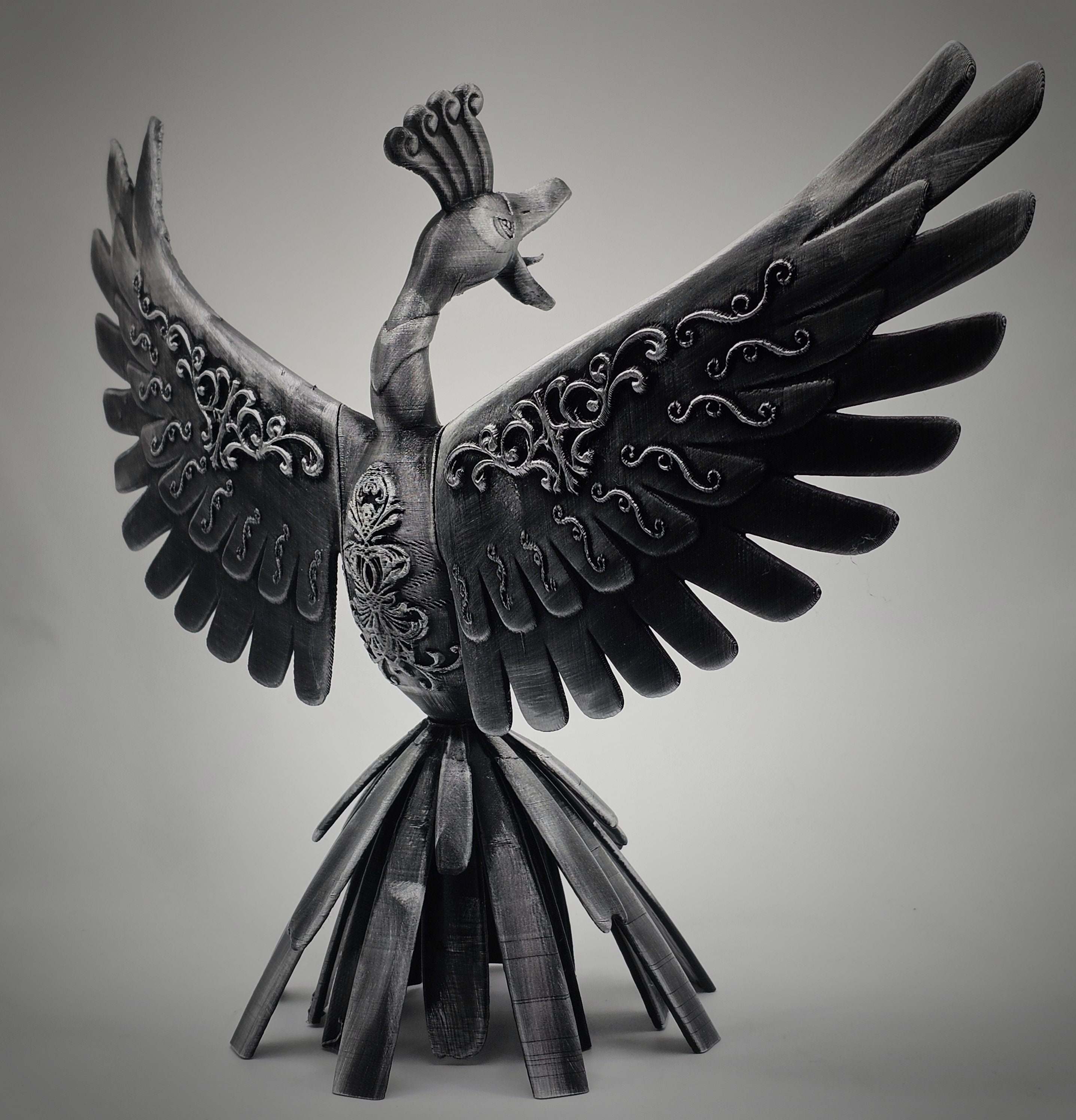 Ho-oh 3d Printed Pokemon Statue - Etsy
