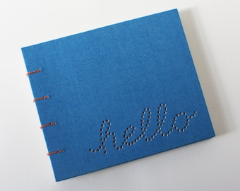 Hello Blank Journal ... off White | Etsy