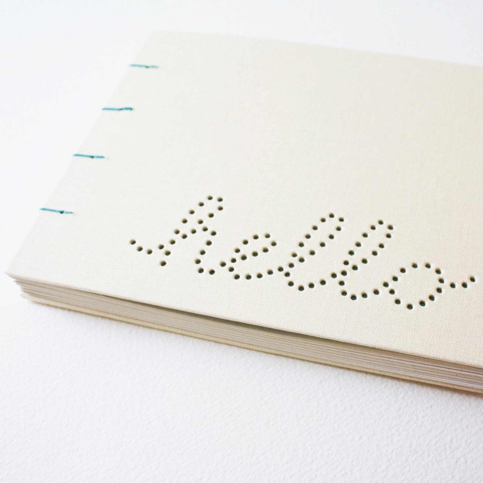 Hello Blank Journal ... off White - Etsy