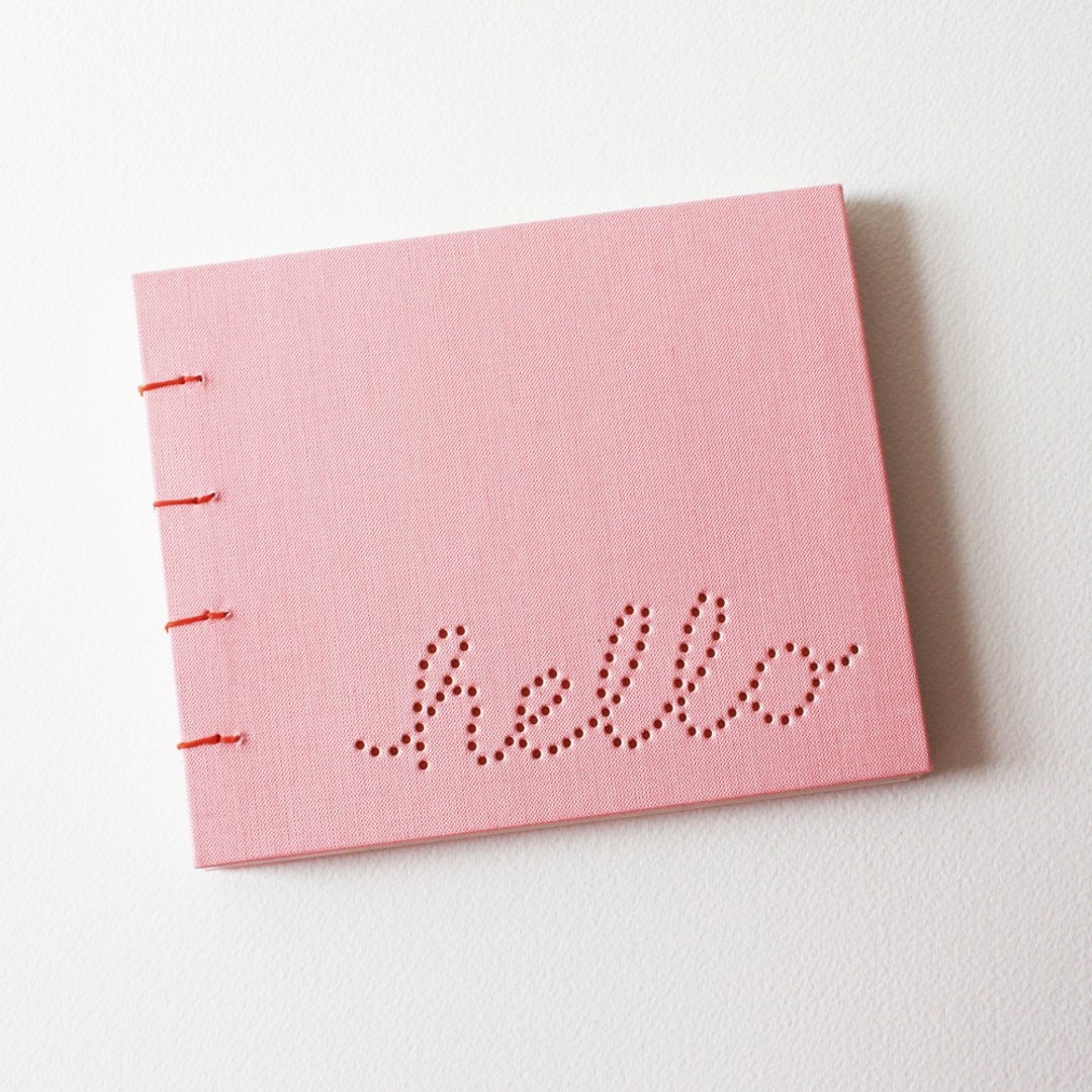 Hello Blank Journal ... Pink - Etsy