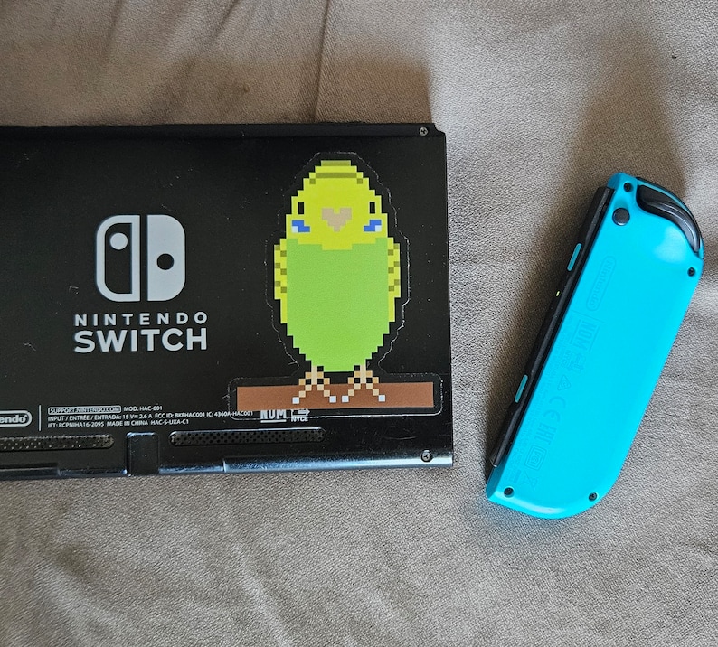 Budgie Pixel Art Sticker - Etsy