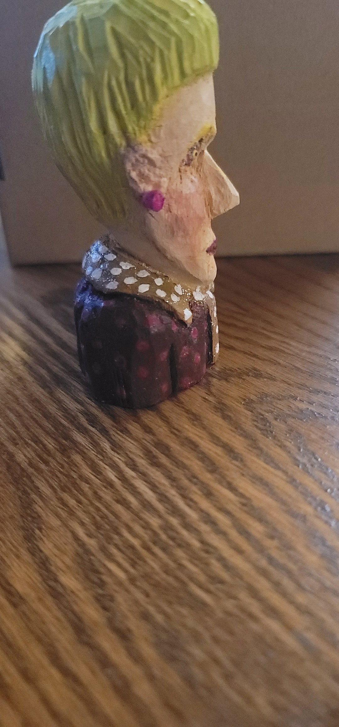 Margaret Thatcher Sculpted in Bass Wood and Painted by Same Artist. - Etsy