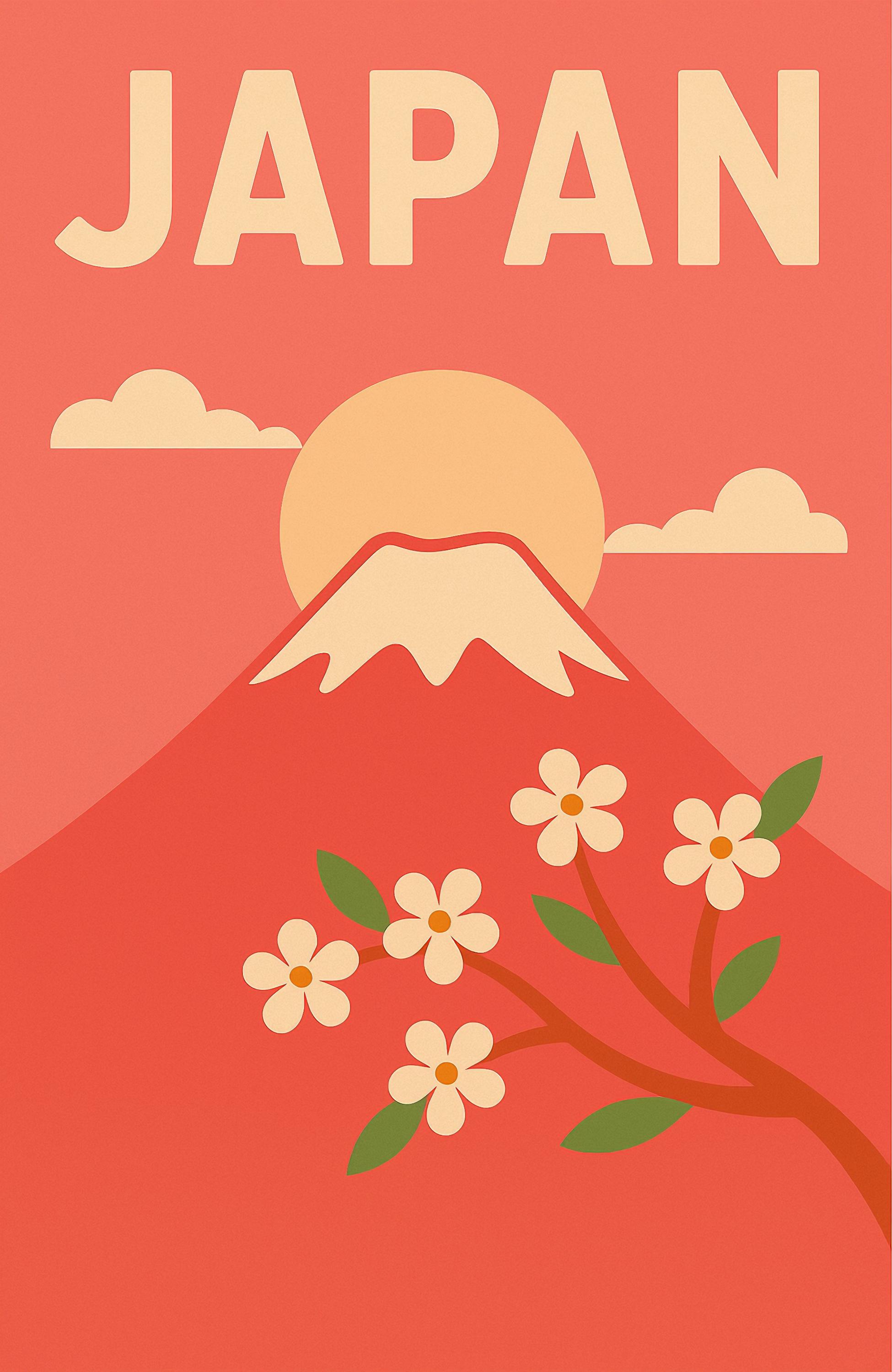 Japan Travel Poster Set: Retro Tokyo, Mt. Fuji, Kyoto (digital Download ...
