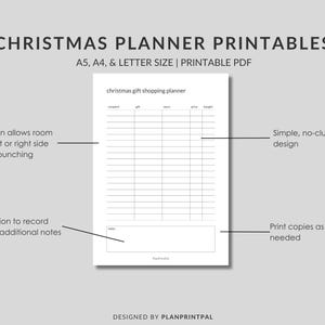 Ultimate Christmas Planner Printables Bundle Holiday Organization Made ...