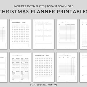 Ultimate Christmas Planner Printables Bundle Holiday Organization Made ...
