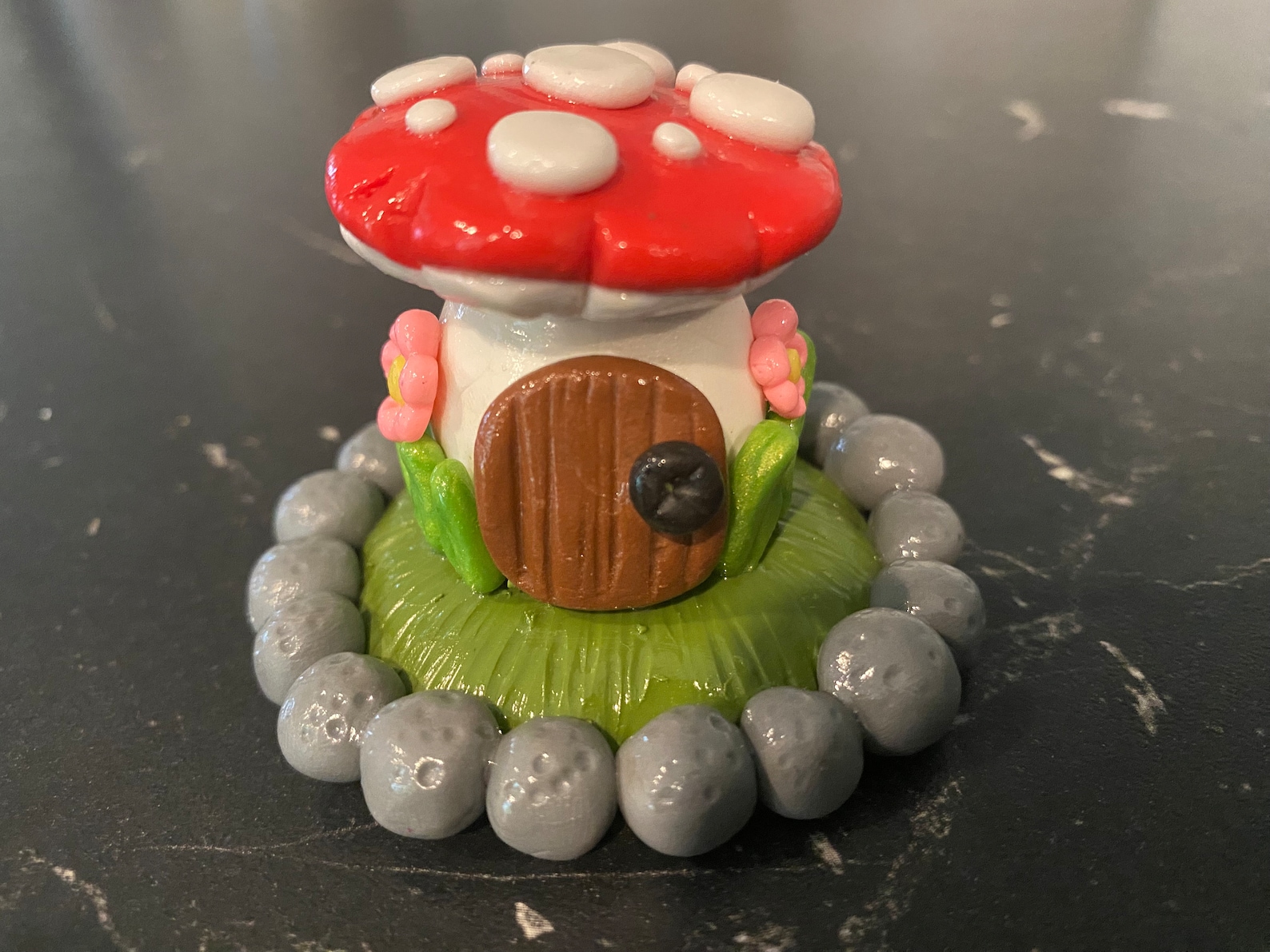 Polymer Clay Mushroom House Handmade Perfect Gift Idea for Nature ...