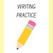 Writing Practice, Printable Download, Learning Workbook, Homeschool ...