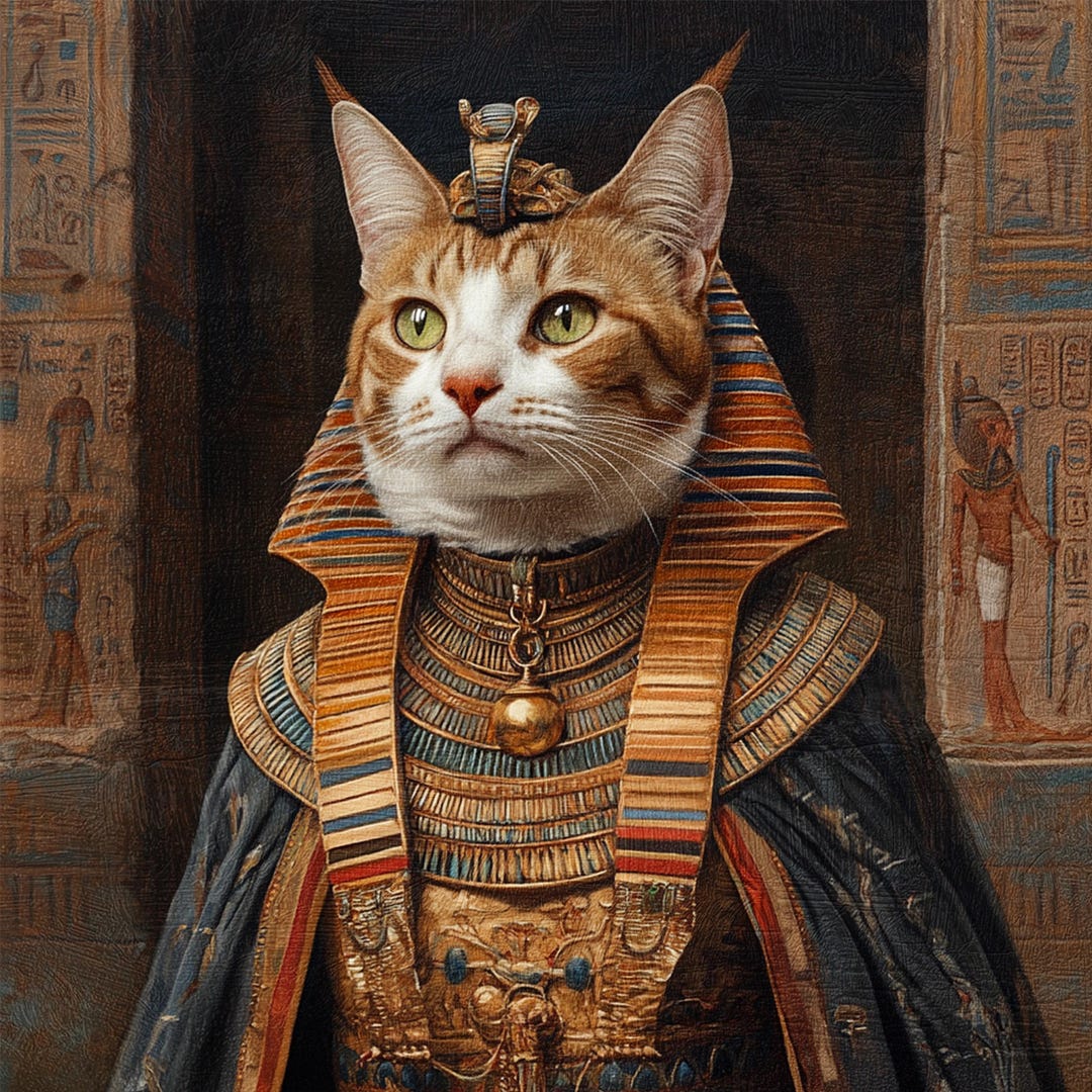 Custom Royal Cat Portrait, Renaissance Cat Painting, Pet Lovers Gift ...