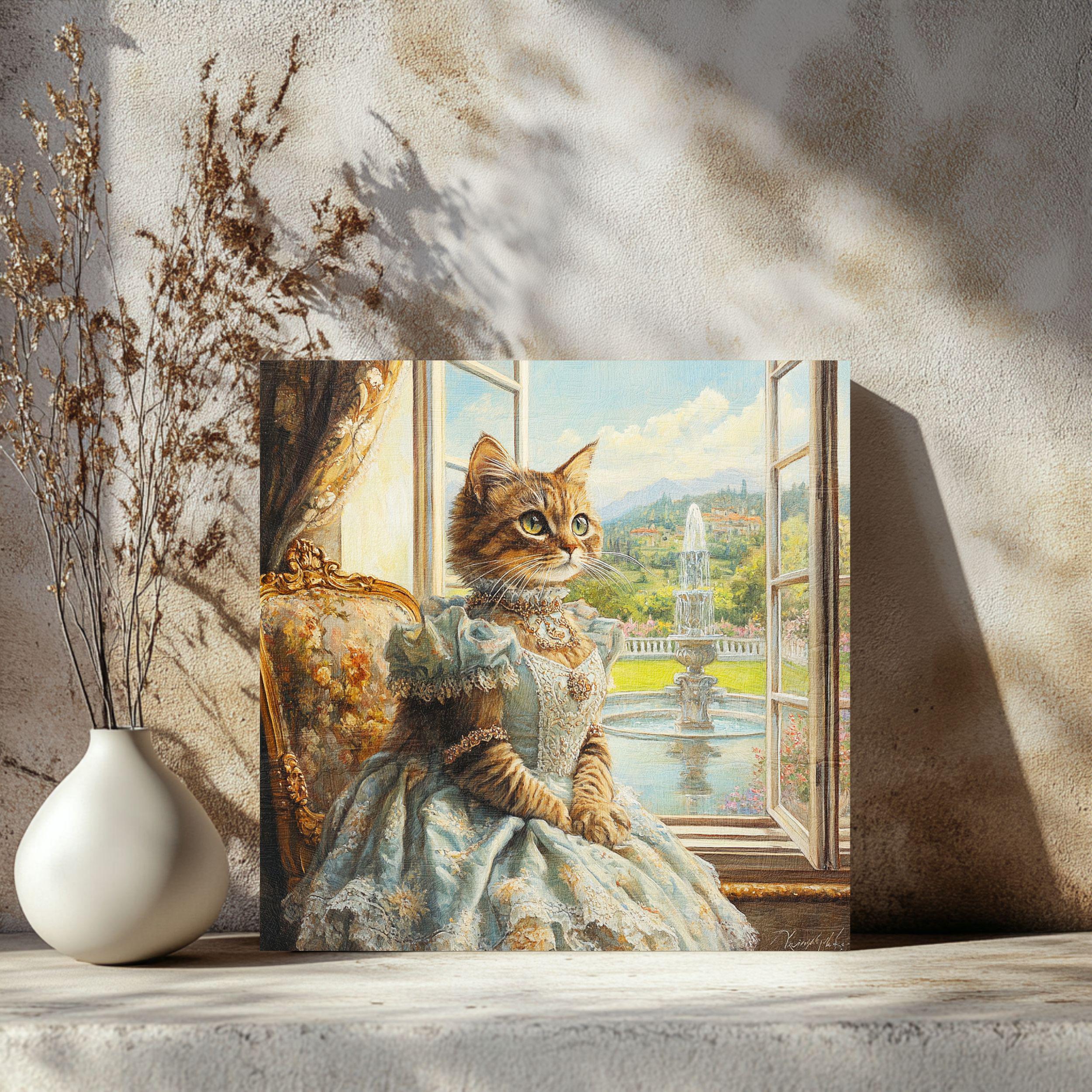 Custom Royal Cat Portrait, Renaissance Cat Painting, Pet Lovers Gift ...
