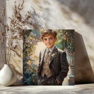 Custom Royal Boy Portrait, Custom Kids Portrait, Oil Painting ...