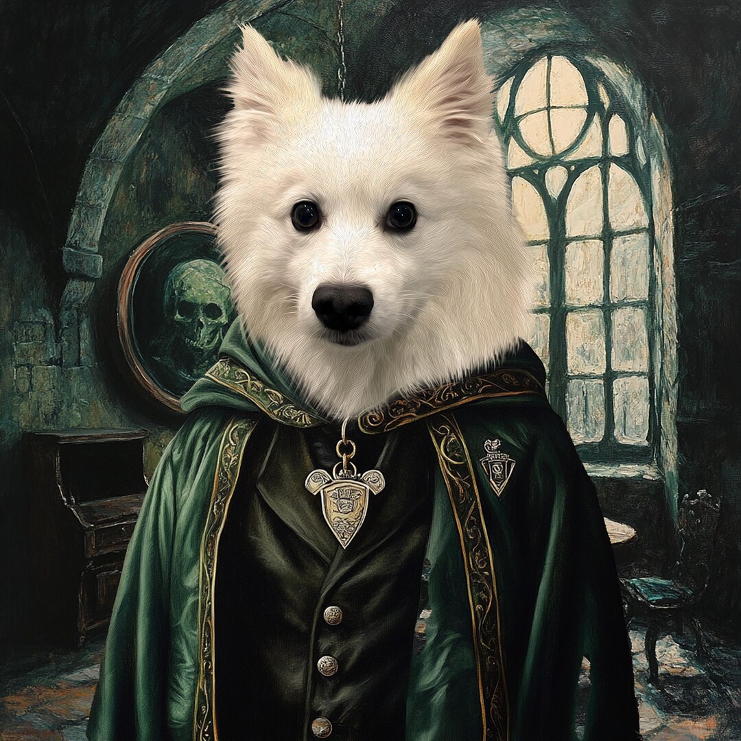 Custom Wizard Pet Portrait, Renaissance Pet Portrait, Pet Lovers Gift ...