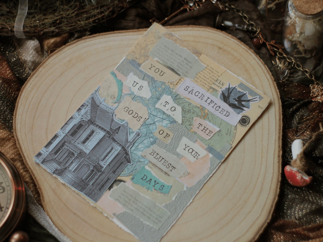 TTPD Collage Art, Vintage Inspired Paper Art, Wall Decor, Maximalist ...