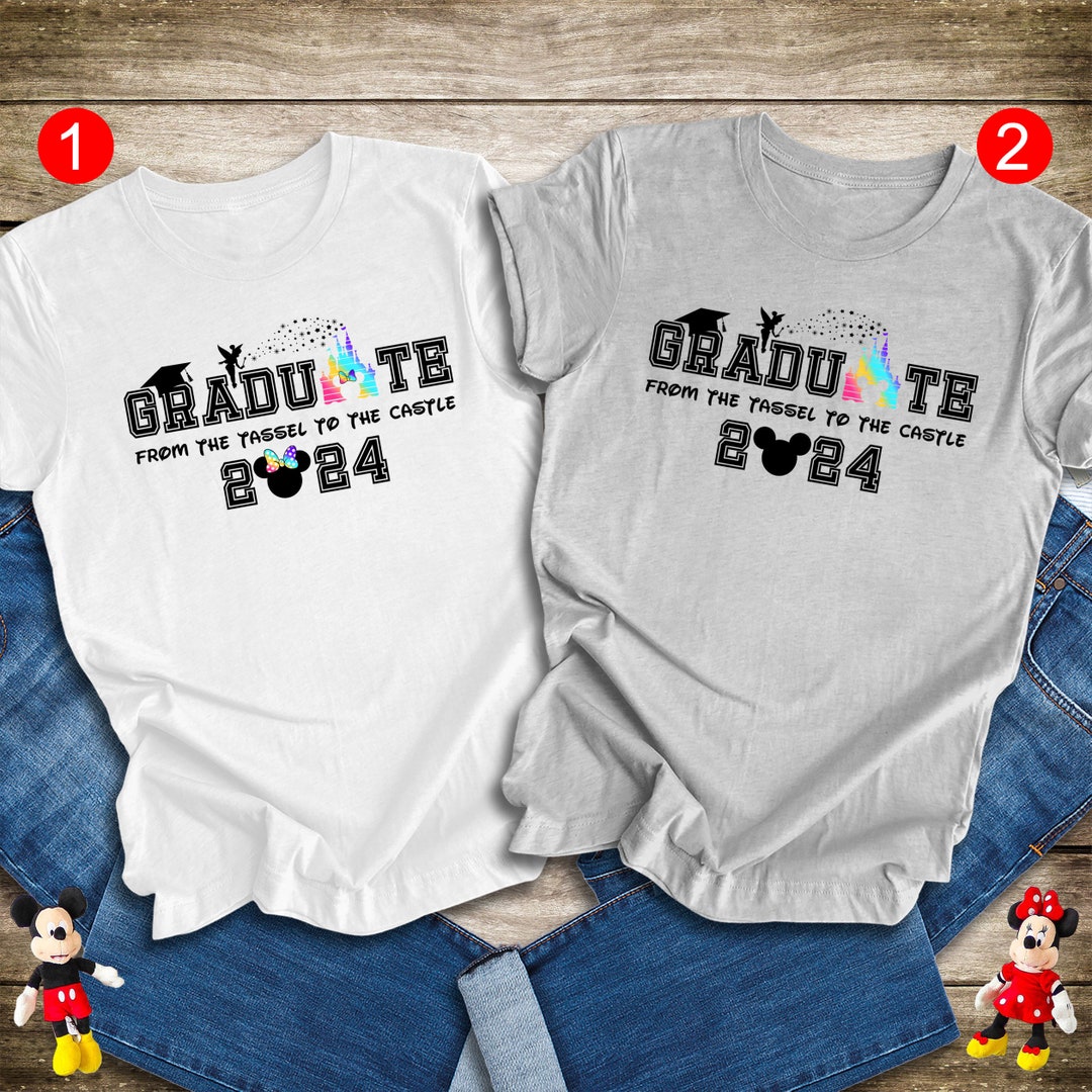 Disney Graduate Shirt, From the Tassel to the Castle Shirt, Mickey and ...