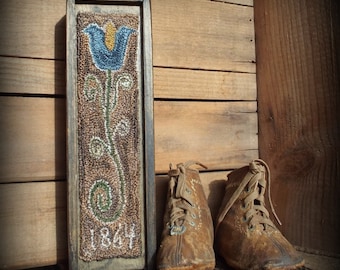 Primitive Punchneedle Pattern Quite Contrary - Etsy