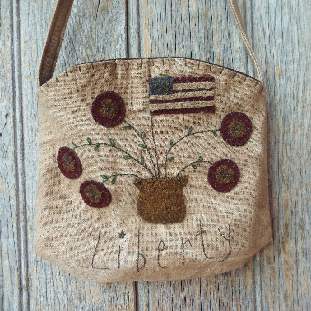 E Pattern Appliqued Liberty Pocket - Etsy
