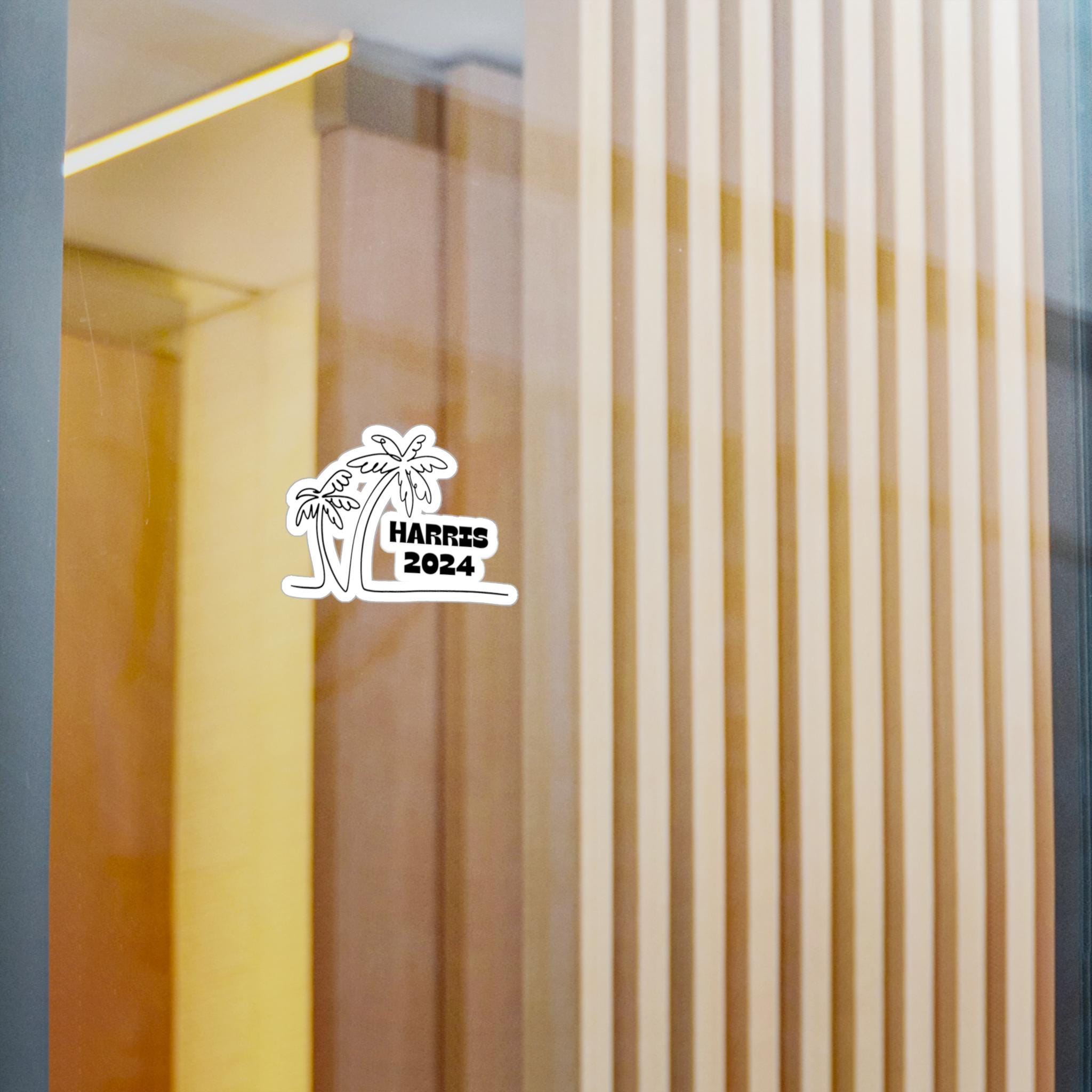 Harris 2024 Sticker Kamala Harris Coconut Tree Meme President Democrat ...