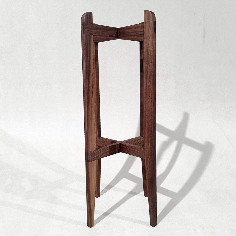 Walnut Plant Stand - Etsy