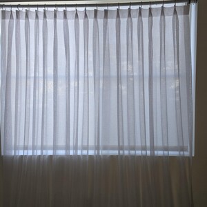 Elegant Ready-made Custom Drapery Panels Pinch Pleat Sheer - Etsy