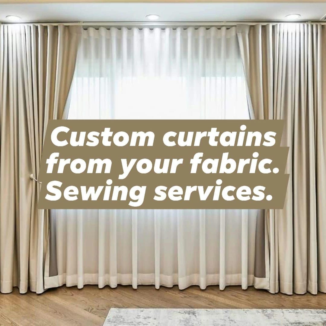 Custom Drapery Panels: Made to Order, Your Fabric Choice - Etsy