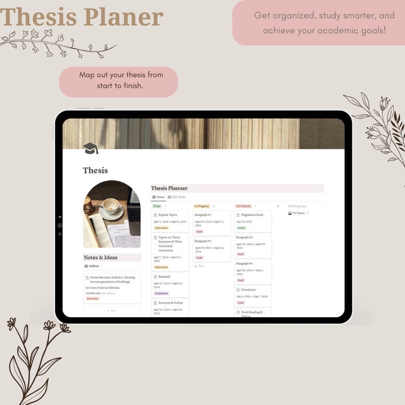 Notion Template Student Planner, 2025 Aesthetic Academic Planner ... Notion Template Student Planner, 2025 Aesthetic Academic Planner ...